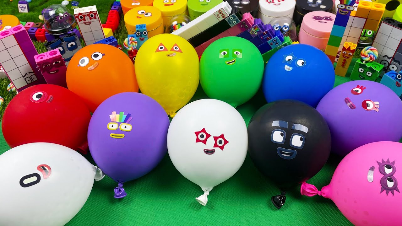 Numberblocks - Relaxing Orbeez With Fun Balloons! Satisfying Orbeez ...