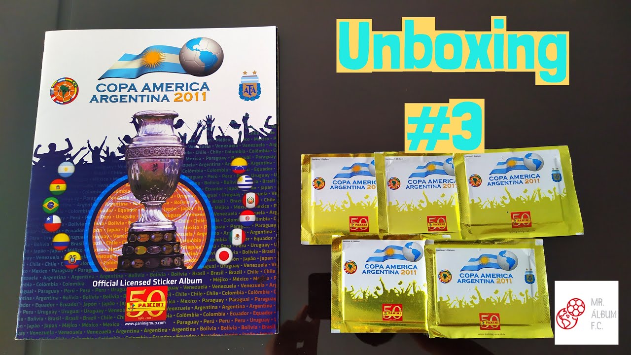 Unboxing #3 // Stickers Álbum "Copa América Argentina 2011" - PANINI ...