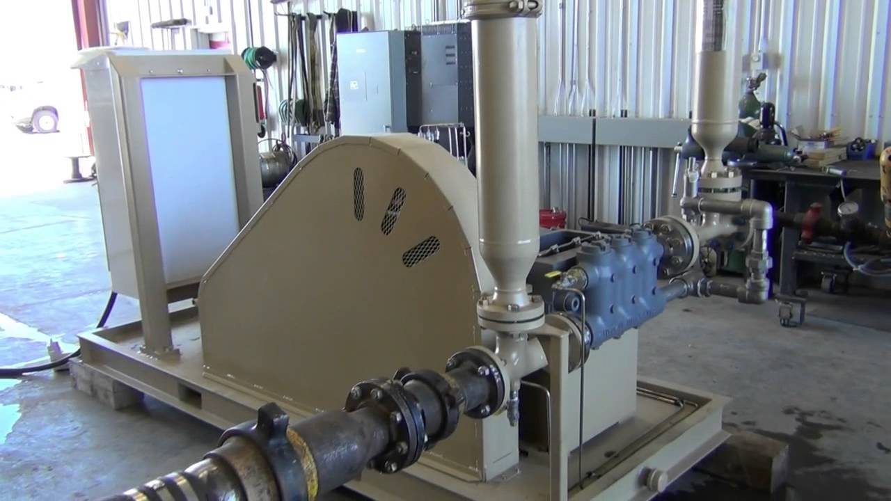 Aplex MA-60M Triplex Plunger Pump Package Stock 57104 - YouTube