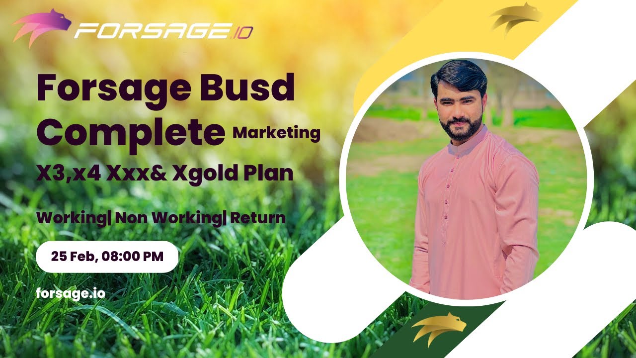 Forsage Busd Complete Plan By Sir Shahzad karim - YouTube