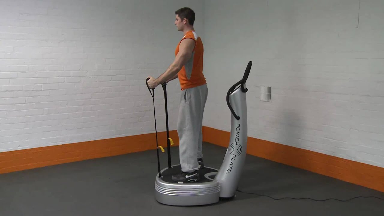 Power Plate Squat to Shoulder Scaption - YouTube