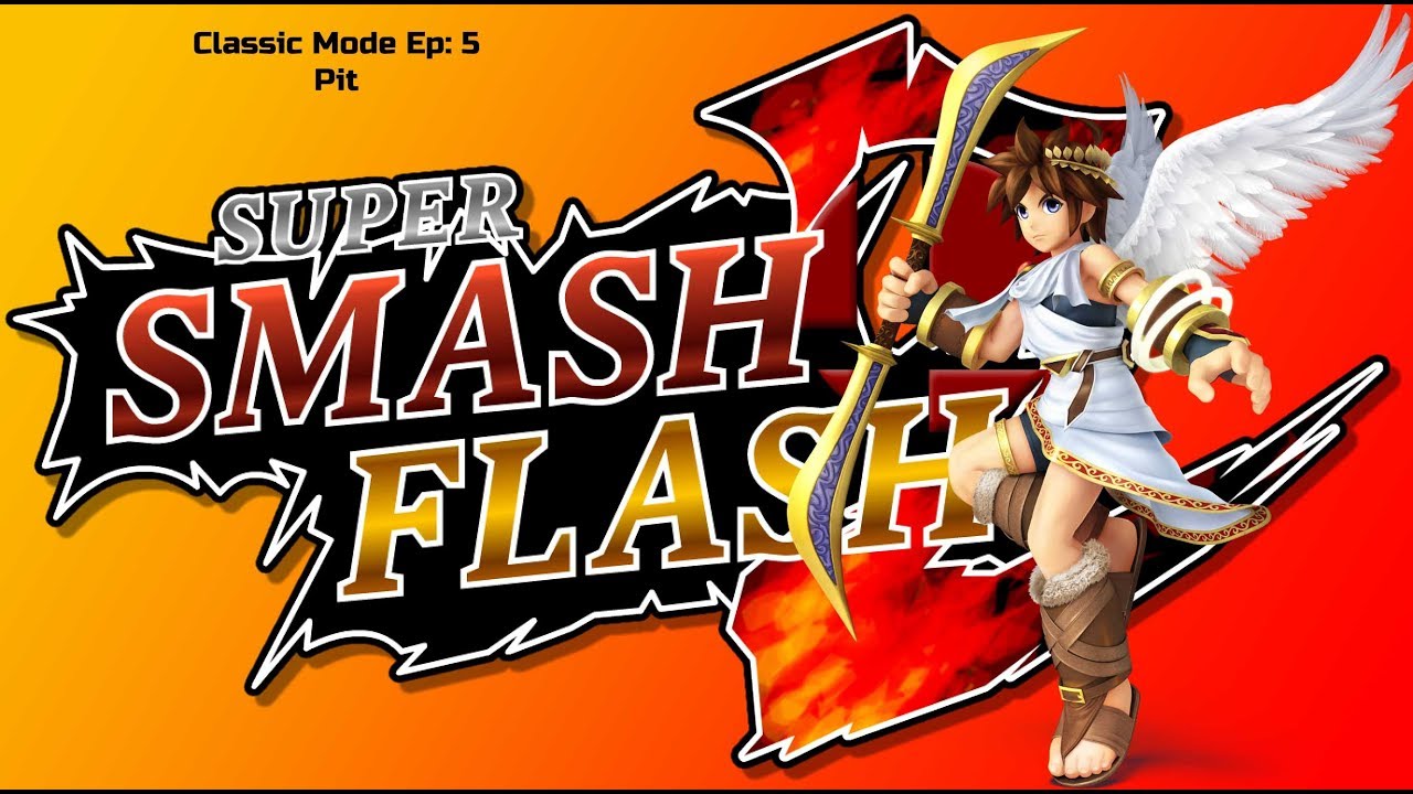 RIP WALUIGI | Super Smash Flash 2 Classic Mode Ep. 4: Pit - YouTube