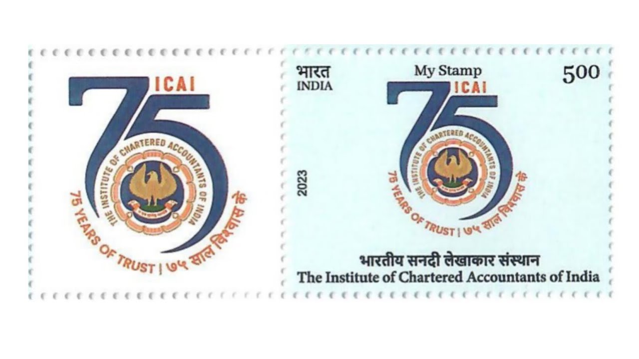 Stamps on The Institute of Chartered Accountants of India - YouTube