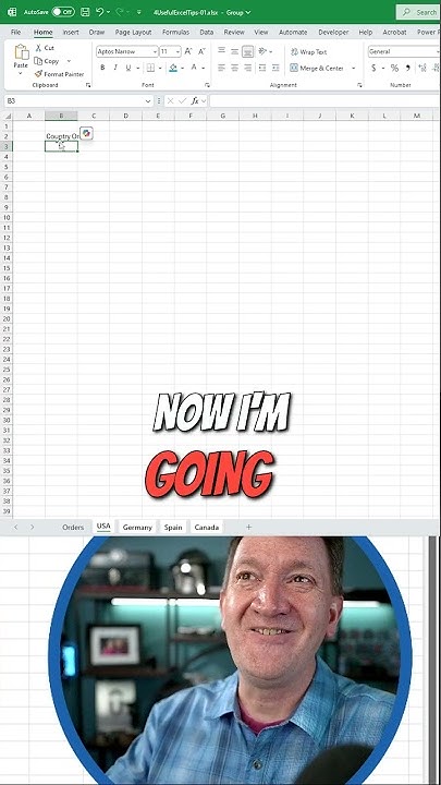 Edit Multiple Excel Worksheets at Once! #shorts - YouTube