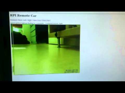 Raspberry Pi Arduino Robot Car with Streaming Video - YouTube