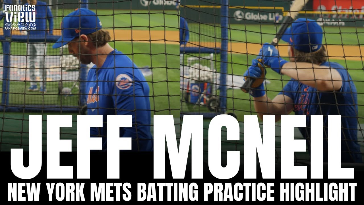 Jeff McNeil Batting Practice From Hitters Eye View | New York Mets ...
