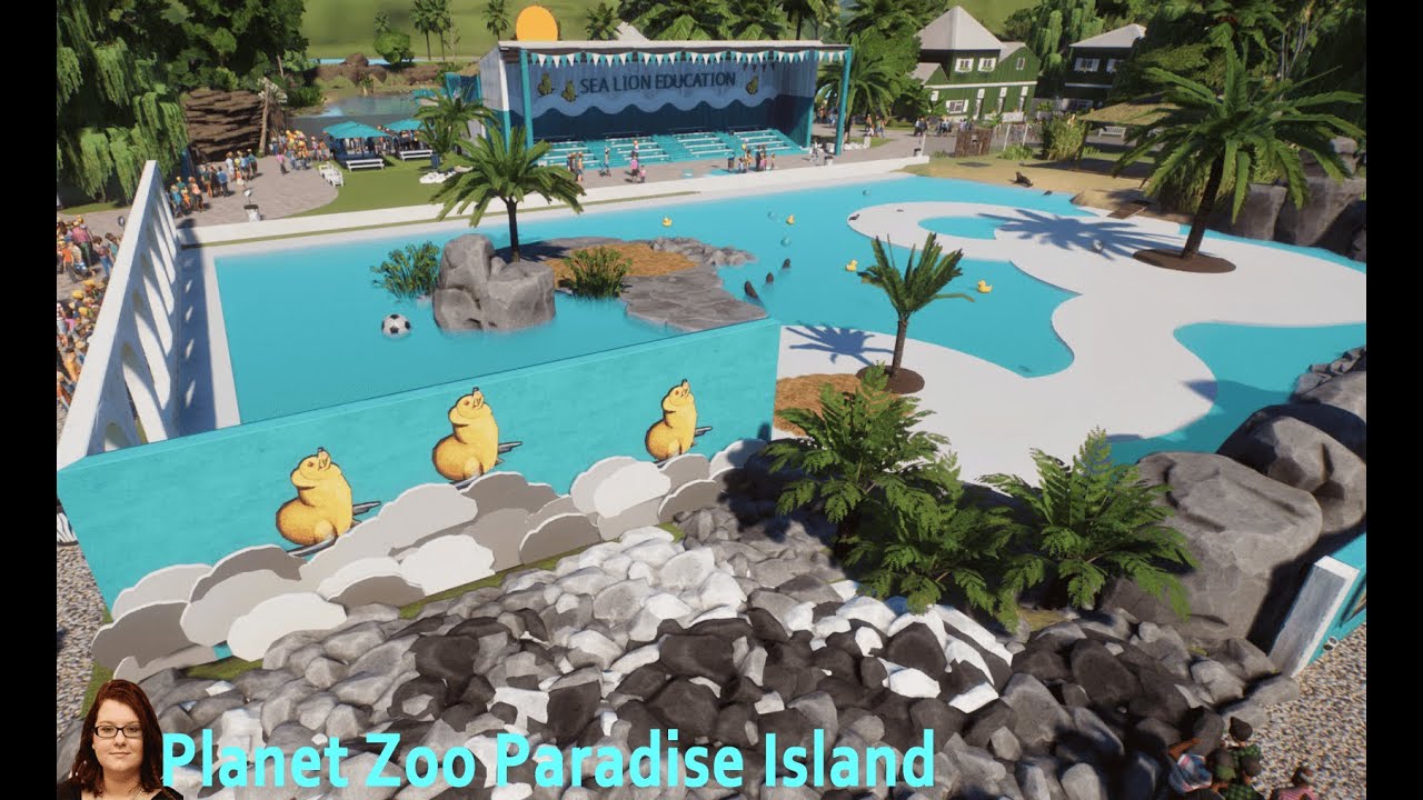 Planet Zoo Paradise Island Zoo Tropical Biome - YouTube
