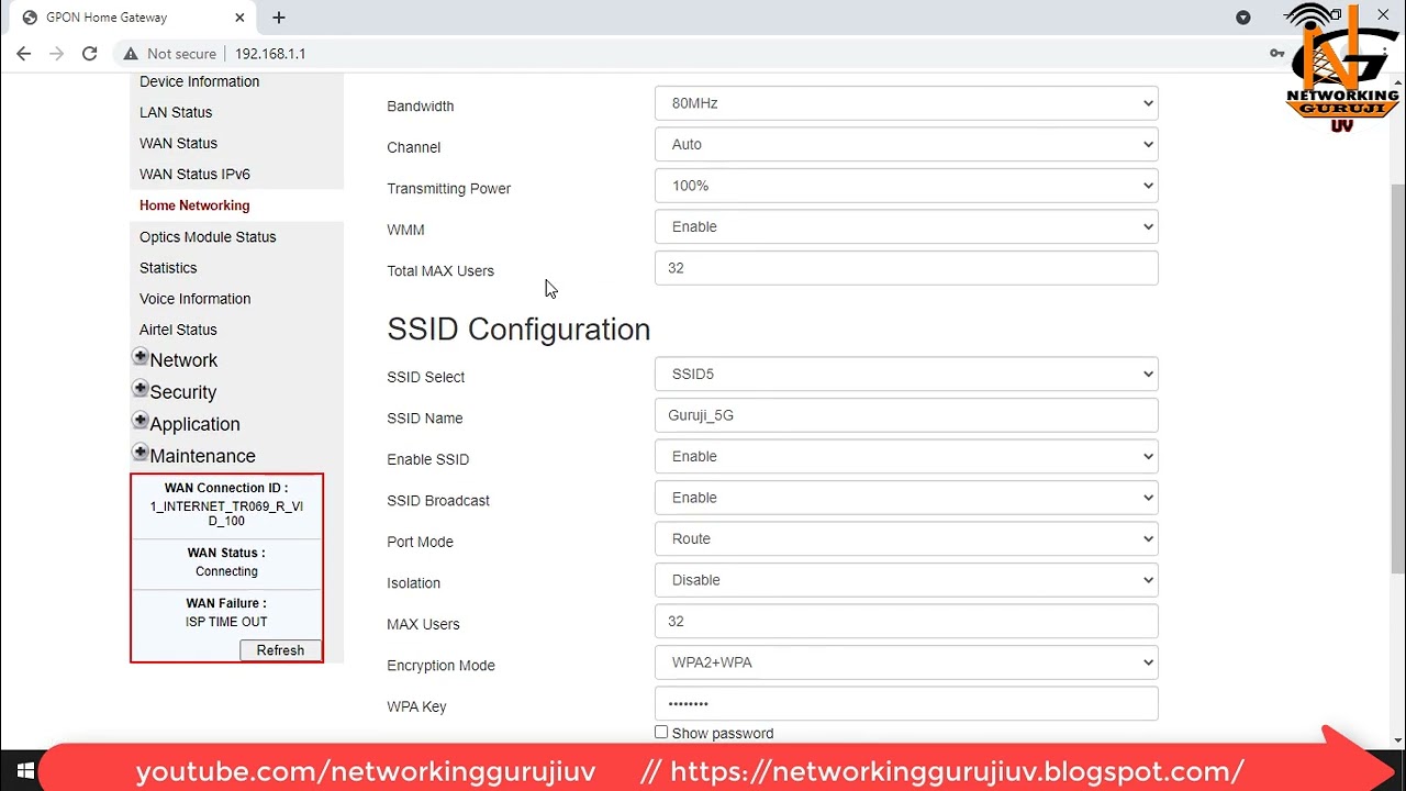 nokia gpon wifi router setup - YouTube