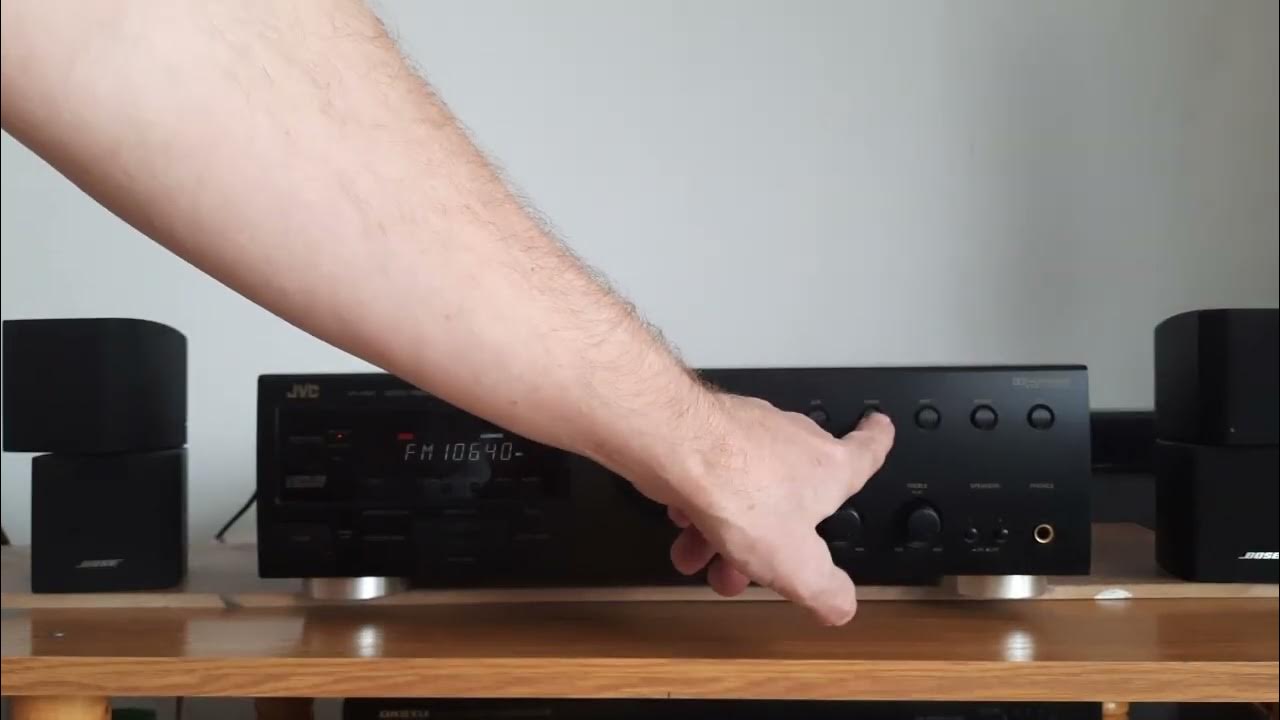 AUDIO/VIDEO CONTROL RECEIVER JVC RX-416V - YouTube