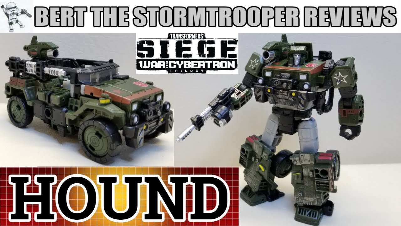 Siege Autobot HOUND! Transformers War for Cybertron REVIEW! Bert The ...
