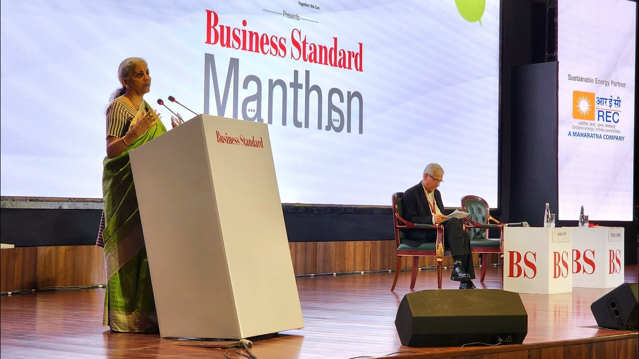 Smt Nirmala Sitharaman's keynote address & fireside chat at the ...