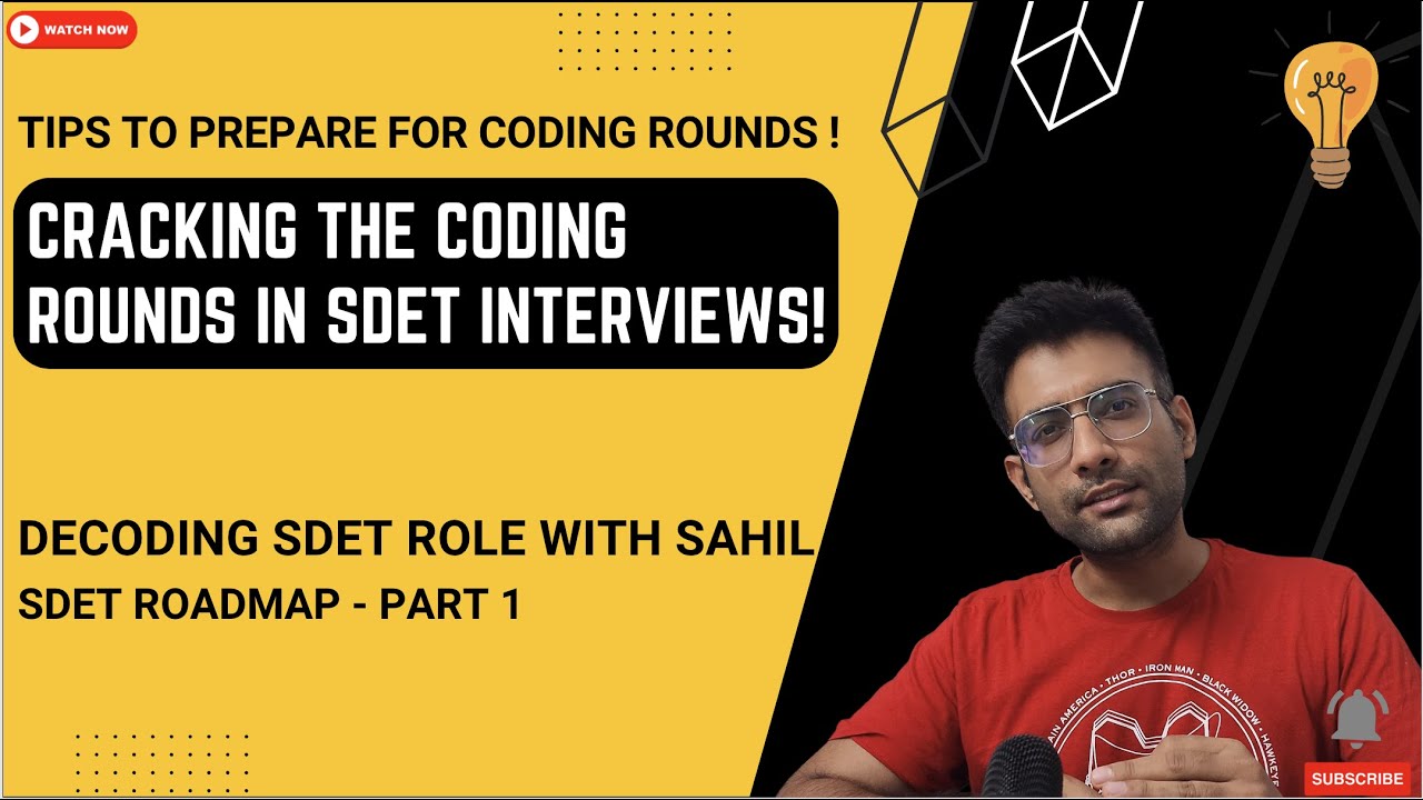 How To Crack Coding Rounds In Sdet Technical Interviews Youtube