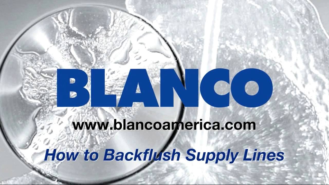 How to backflush your supply lines - YouTube