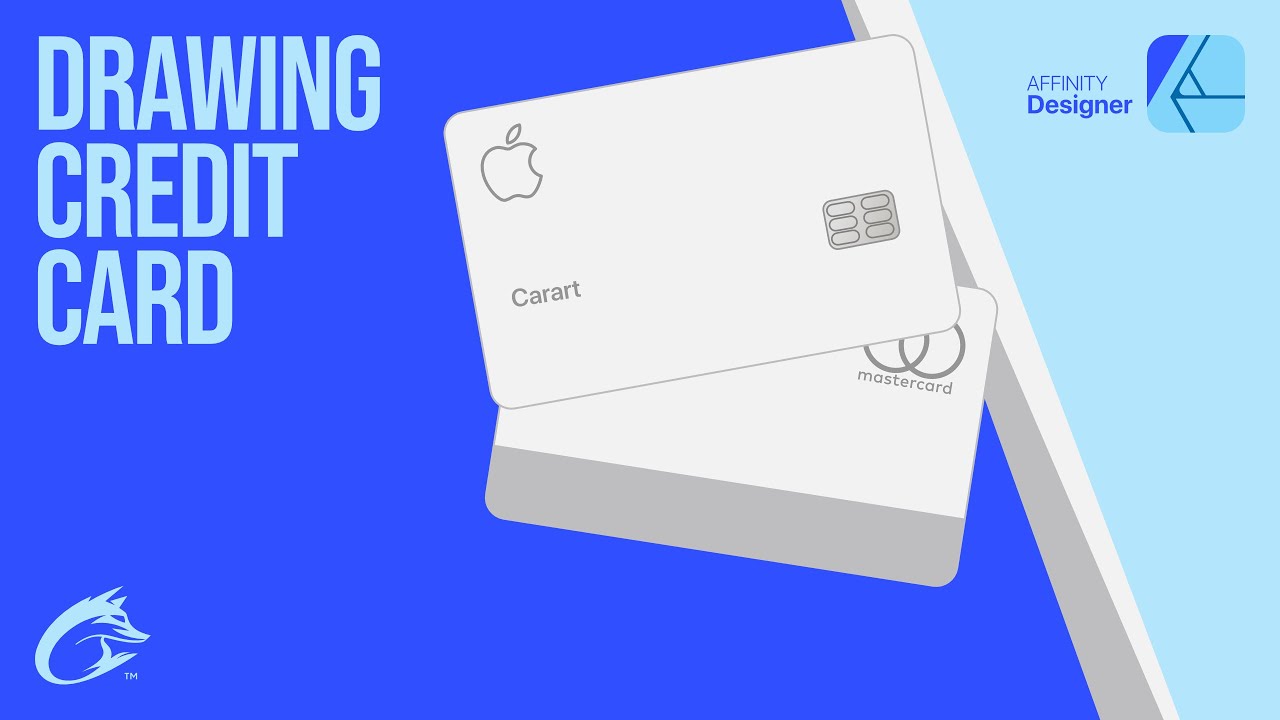 Drawing Credit Card - Affinity Designer - YouTube