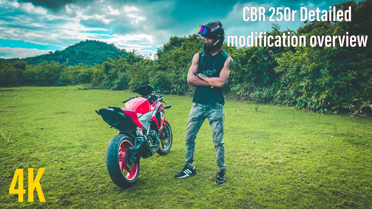Modified Cbr250r || detailed overview and walkaround - YouTube