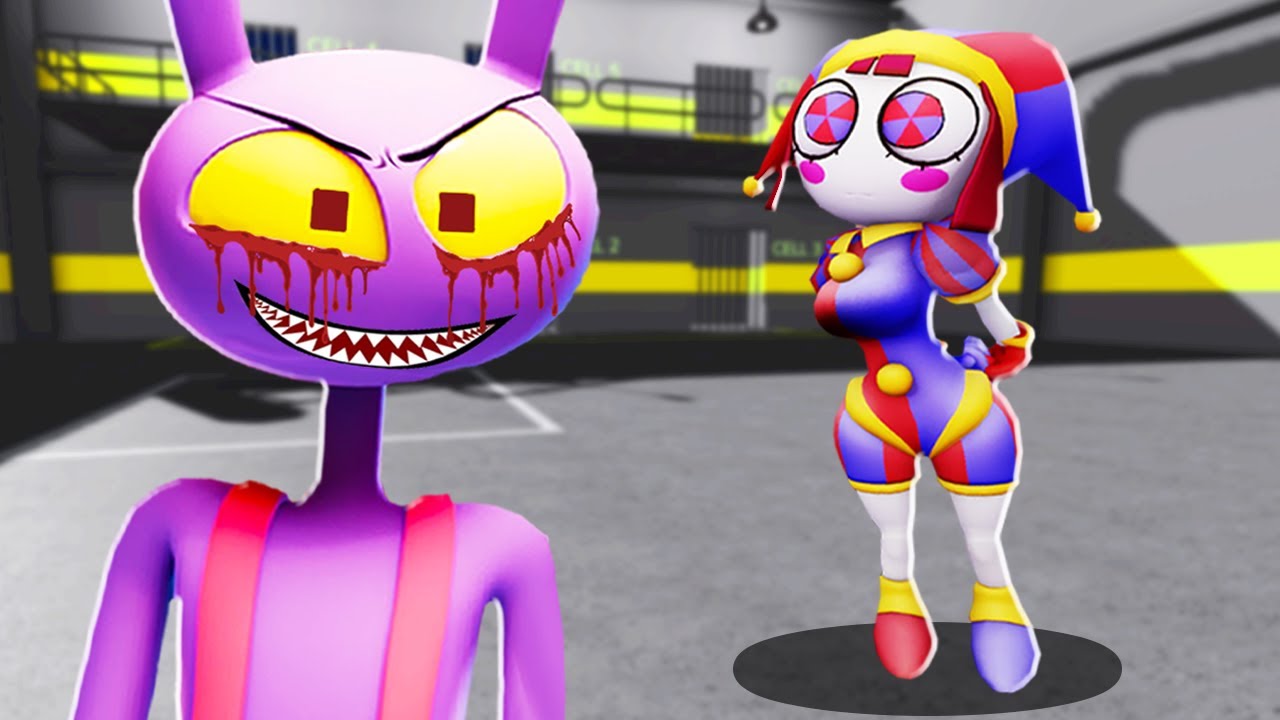 THE AMAZING DIGITAL CIRCUS JAX and POMNI Escape CUTE POMNI BARRY PRISON ...