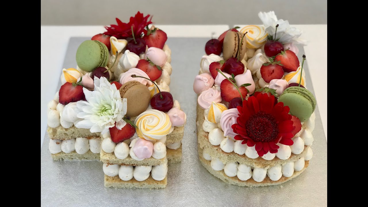 Number Cake II Trending Number Cake with Lemon Italian Meringue ...