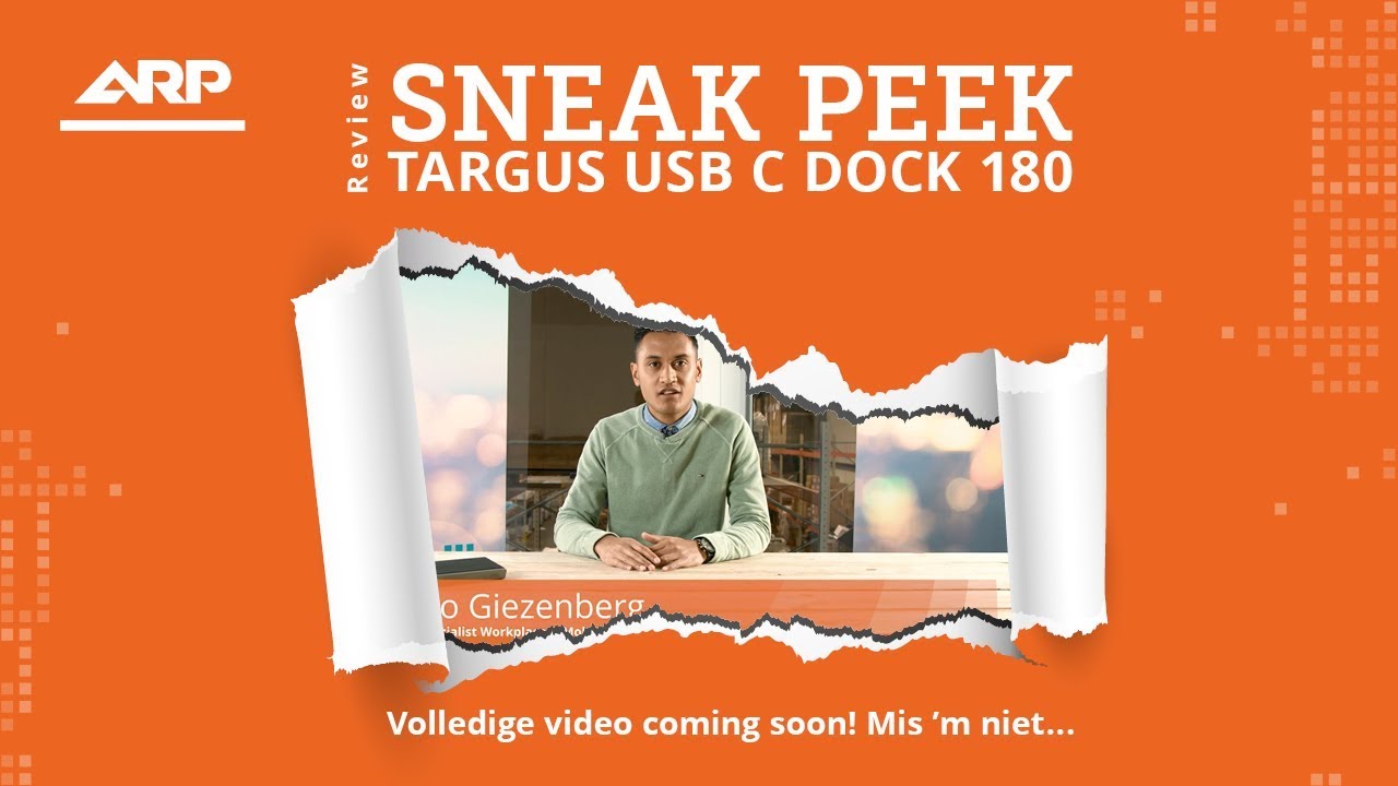 Teaser Targus USB C dock 180 - YouTube