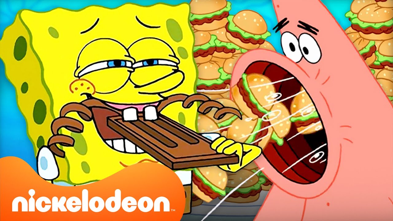SpongeBob | 60 minut uczty SpongeBoba🍴 | @SpongeBobOfficial ...