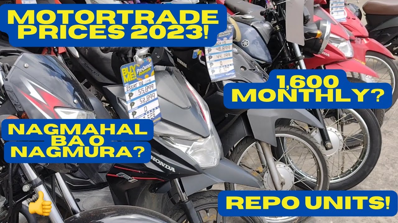 MAGKANO MGA MOTOR SA MOTORTRADE NGAYONG 2023? NAG MAHAL BA O NAG MURA ...