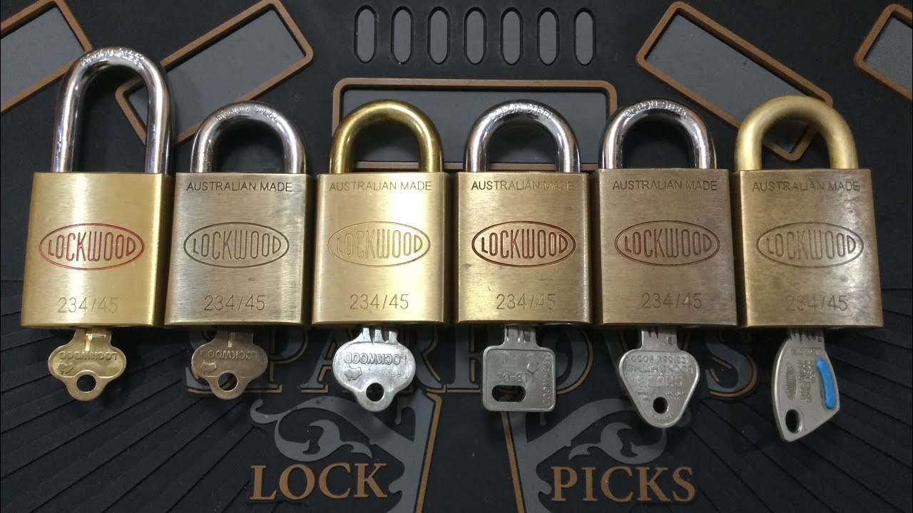 (245) Lockwood Padlock Series: 234/45 Padlock - YouTube