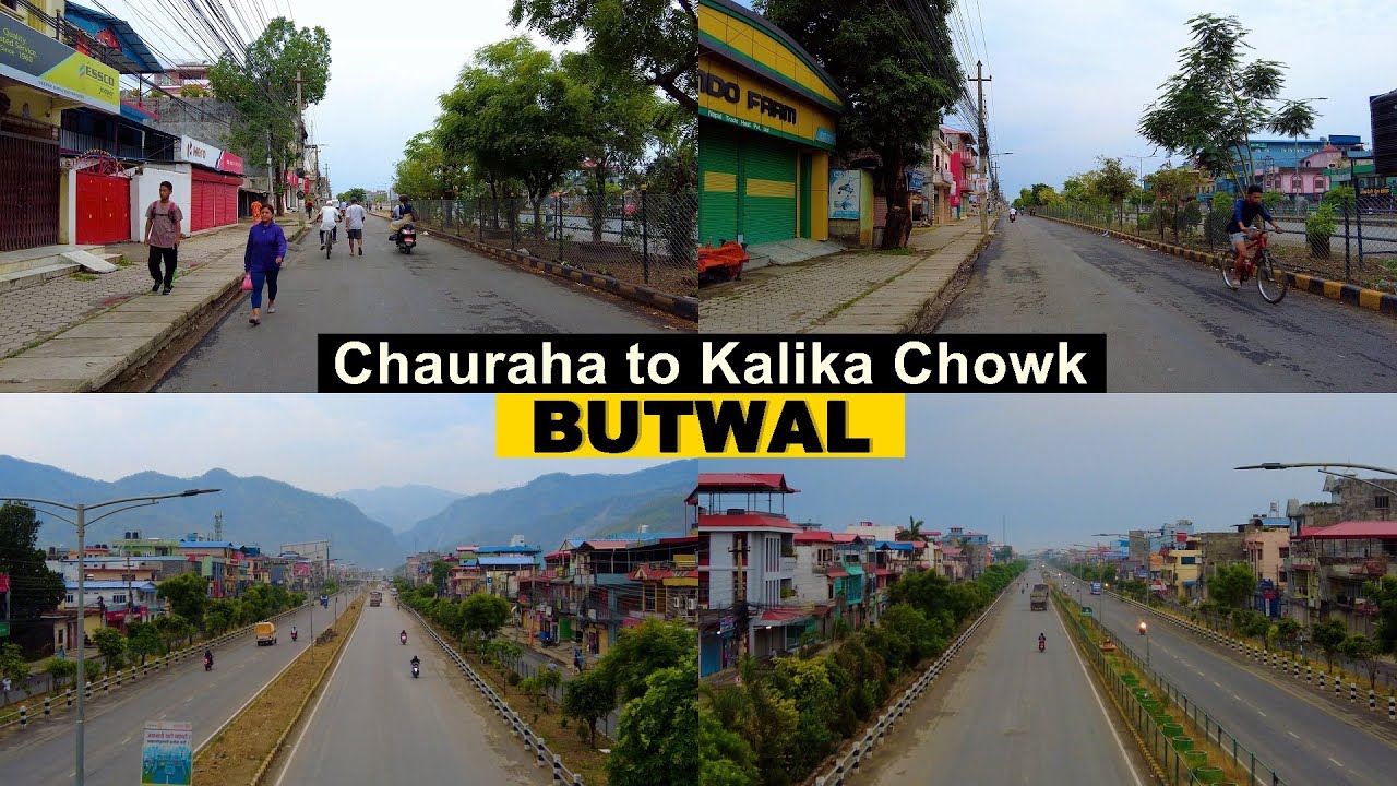 BUTWAL Morning Walk 4k - Chauraha to Kalika Chowk 2023🇳🇵 - YouTube