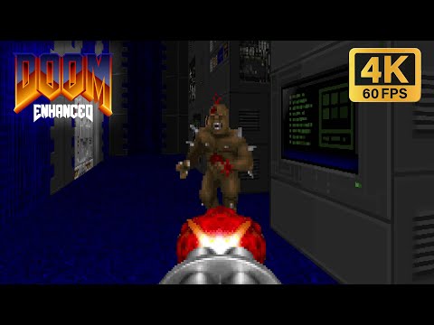Doom Enhanced - E1M4: Command Control (2022) | 4K/60 - YouTube