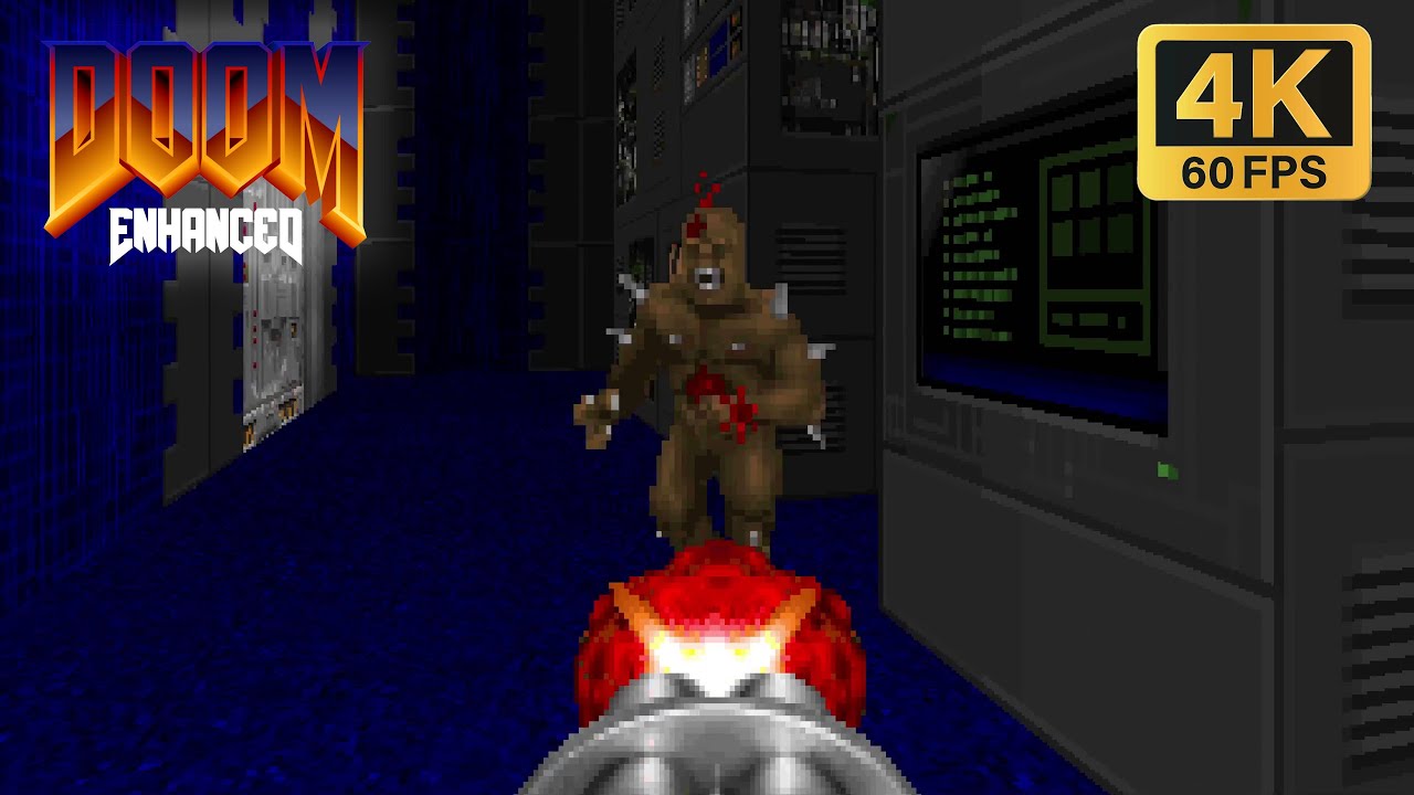 Doom Enhanced - E1M4: Command Control (2022) | 4K/60 - YouTube