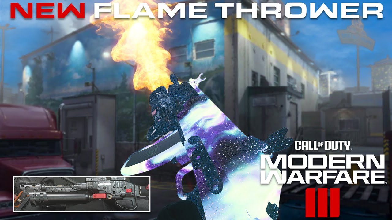 Using the NEW Flamethrower in MW3 - Call of Duty - YouTube