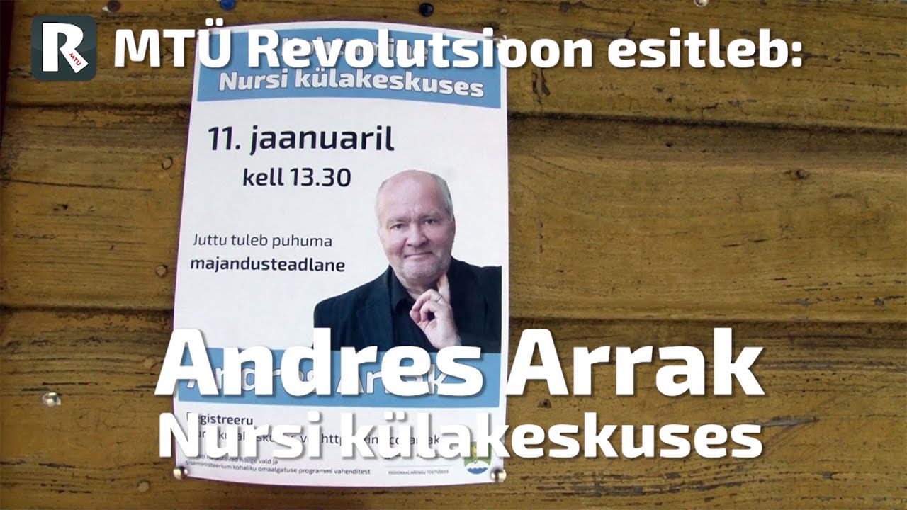 Andres Arrak Nursi külakeskuses - YouTube
