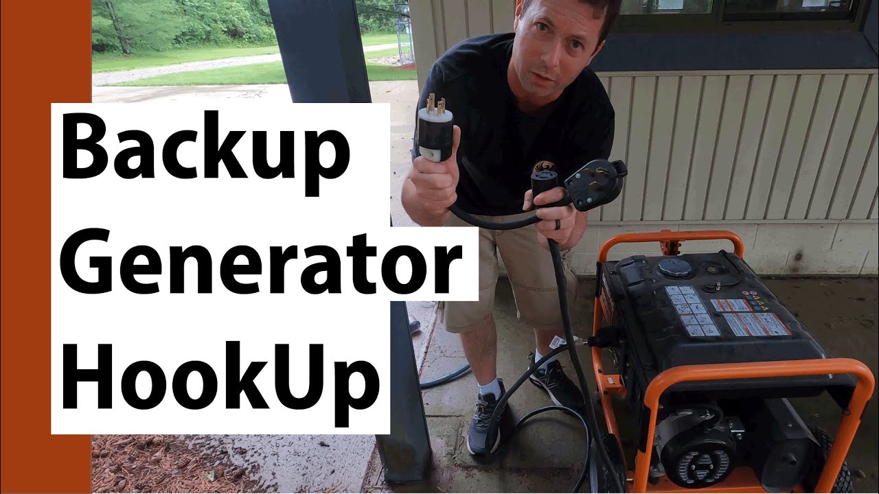 Connecting Backup Gas Generator To Power The House - How To Back Feed ...