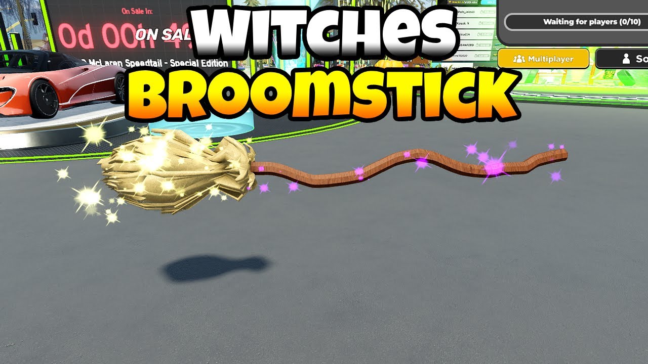 NEW Witches Broomstick In Driving Empire - YouTube