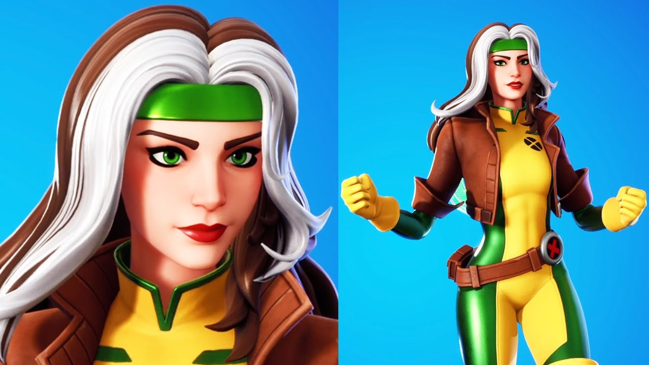 (PS5) Fortnite X-Men Rogue Skin Gameplay (No Commentary) - YouTube