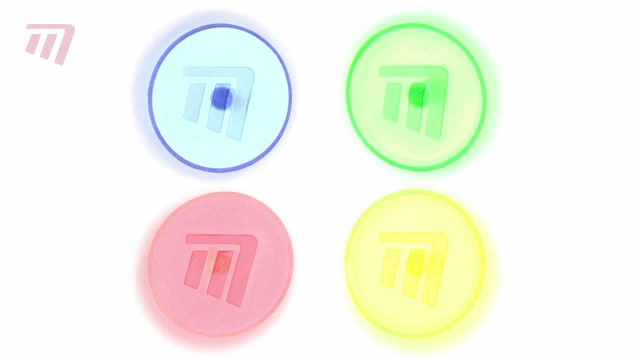 Masters Golf - Neon Ball Markers x 12 (ZDTE0030) - YouTube