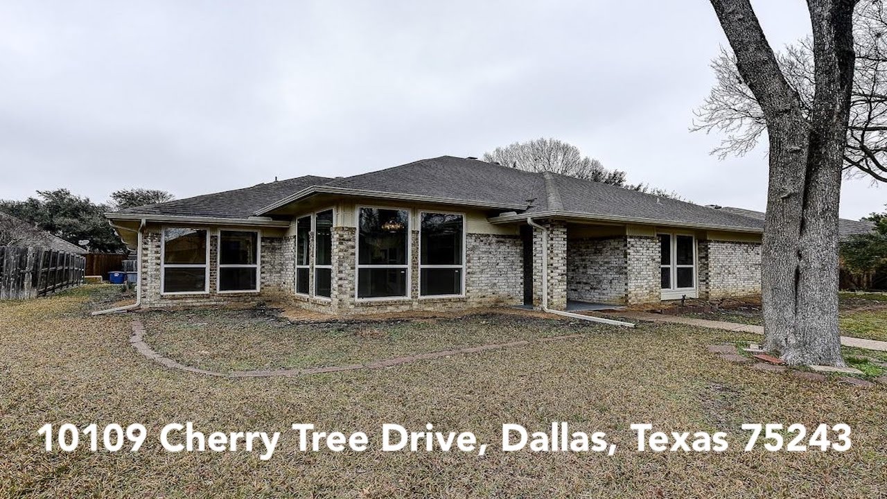 10109 Cherry Tree Drive, Dallas, Texas 75243 - YouTube