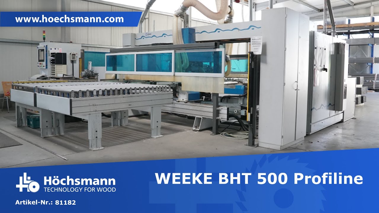 WEEKE BHT 500 Profiline (Höchsmann Klipphausen) - YouTube