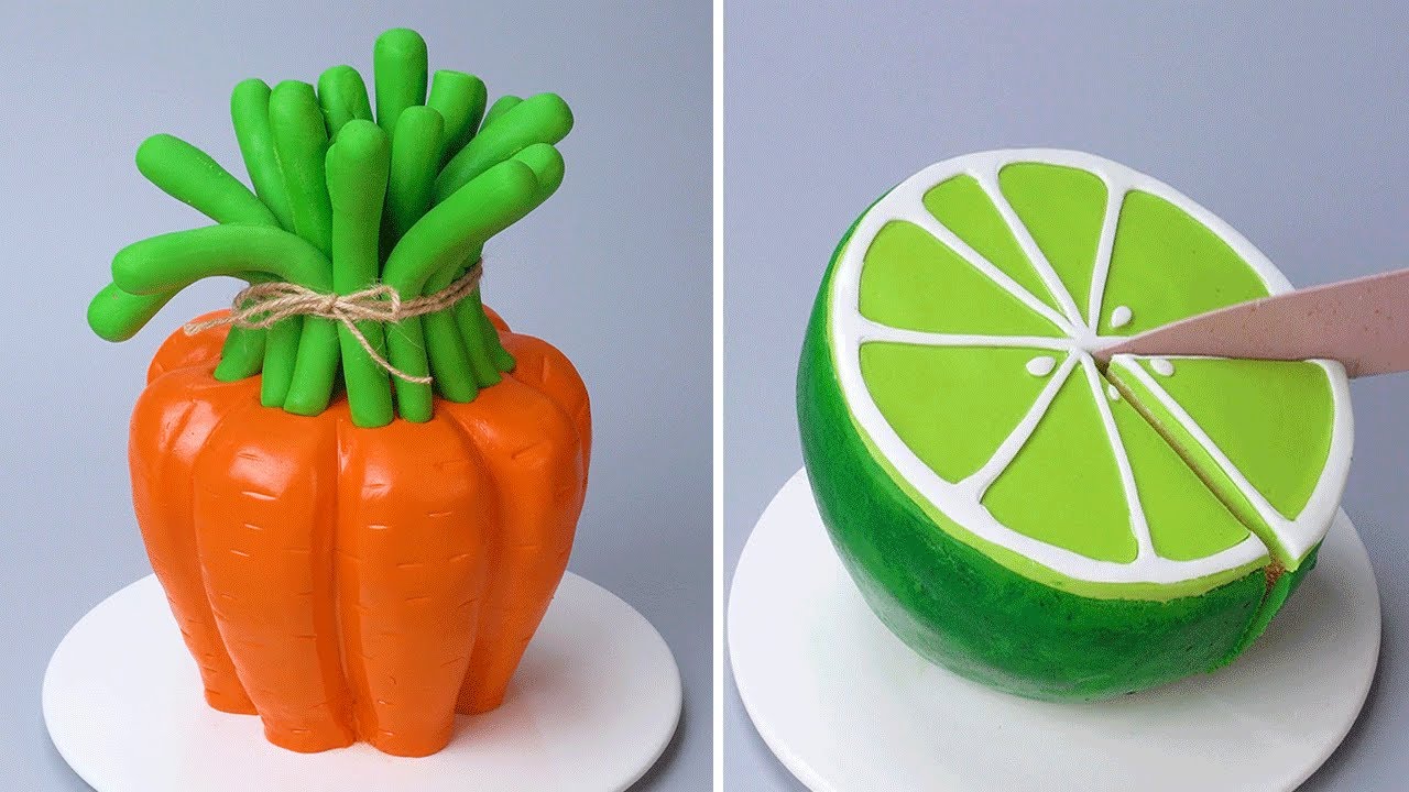 So Yummy Fondant Fruit Cake For Your Family | Amazingly Chocolate Cake ...