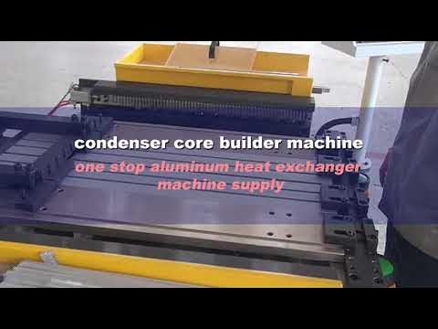 how does a parallel flow condenser core builder machine? - YouTube