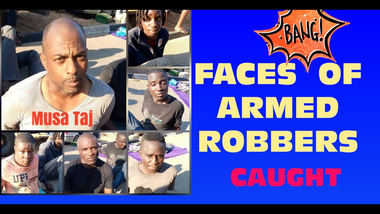 Zim Latest News // FACES OF THE NOTORIOUS ARMED ROBBERS ARRESTED - YouTube