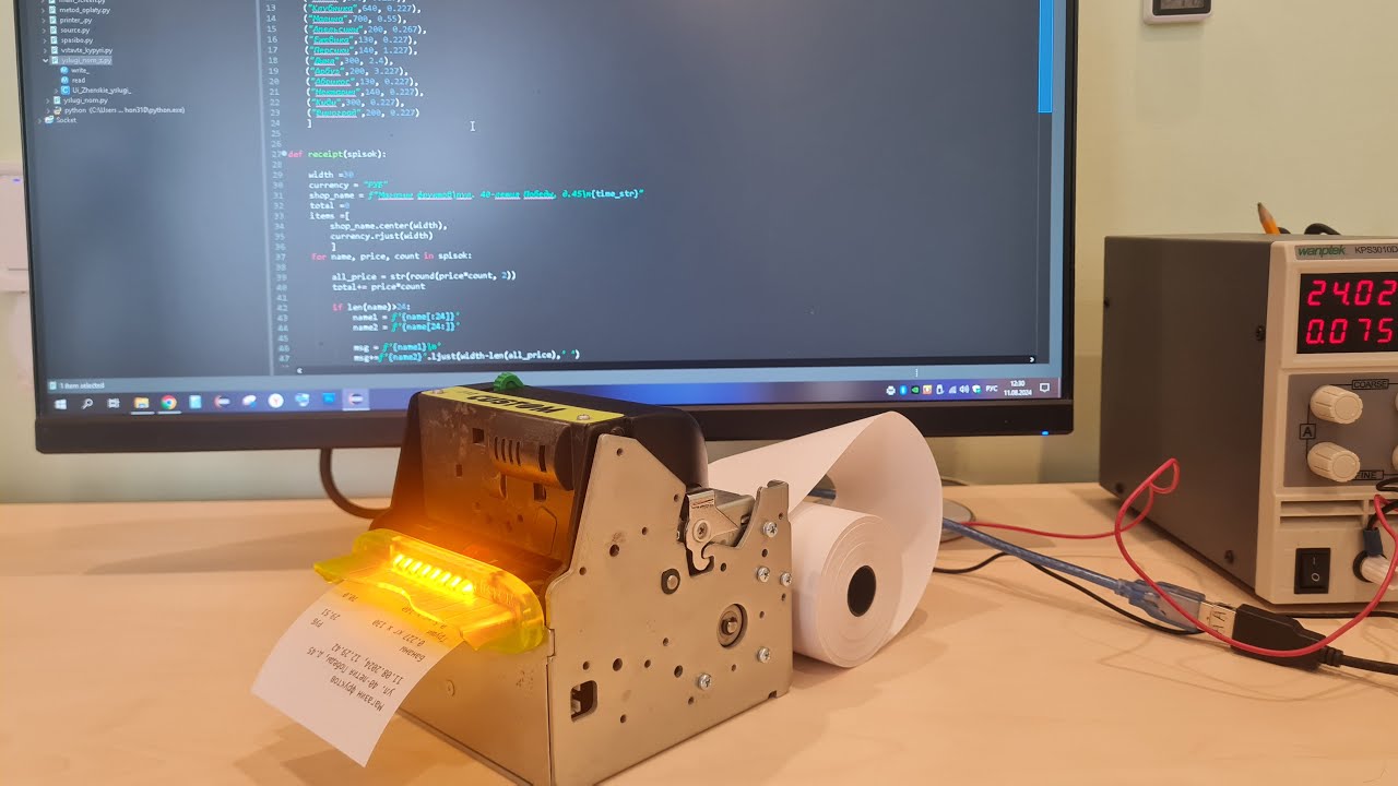 Custom VKP80 + Python - YouTube