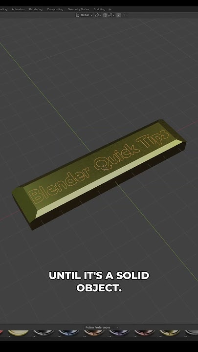 Engrave Text Details in Your Mesh using Booleans - Blender Quick Tips ...