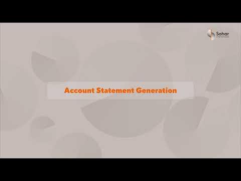 How to Generate Account statement - Unified Transaction Banking - YouTube
