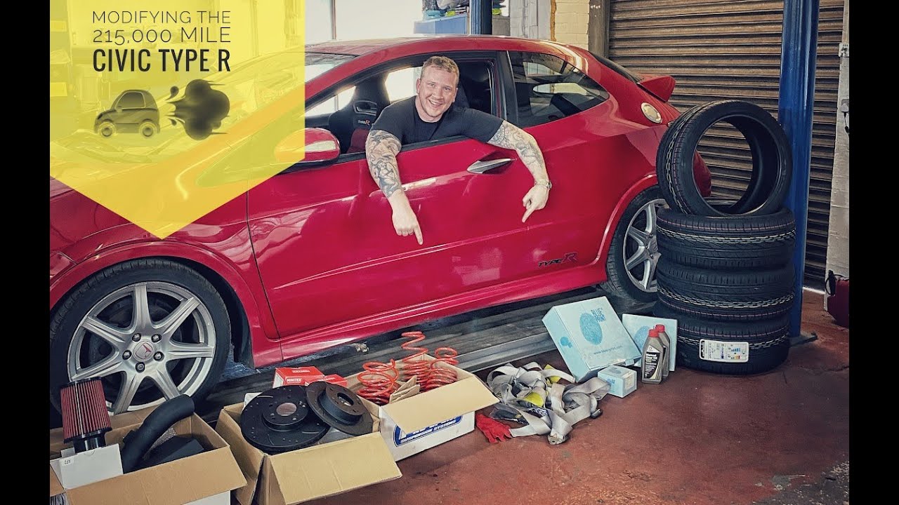 Modifying the HIGH MILEAGE TYPE R into a track day car! Civic Type R ...