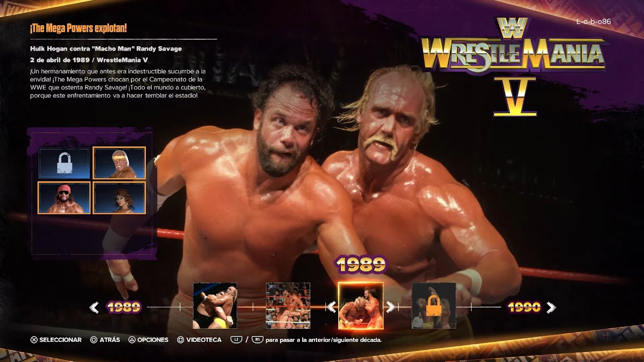 WWE 2K2024 - Showcase: Wrestlemania V - ¡The Mega Powers Explotan ...