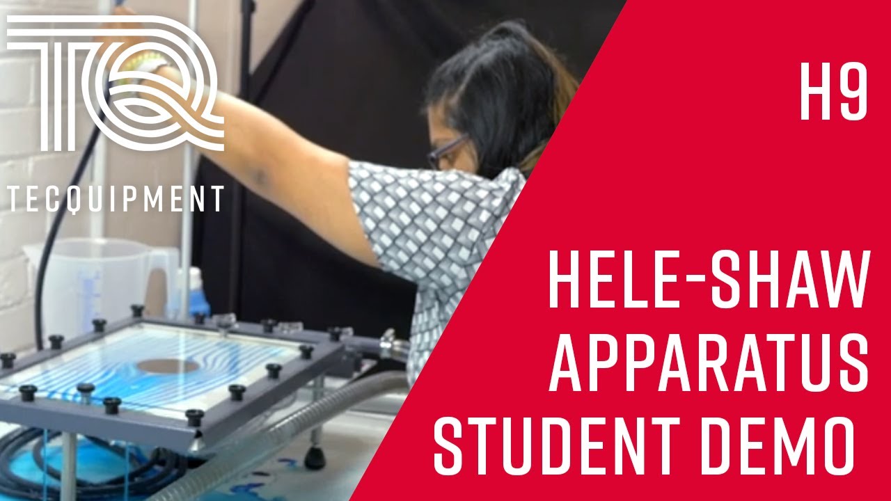 Demonstrating 2D Laminar Flow with TecQuipment’s Hele-Shaw Apparatus ...
