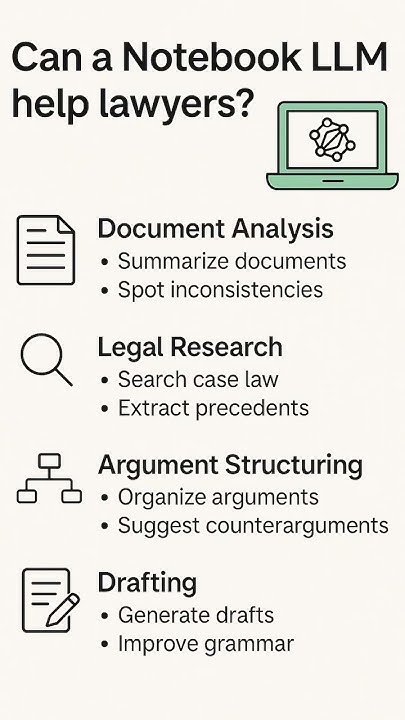 Notebook LLM should be used by lawyers for insights and win cases - YouTube