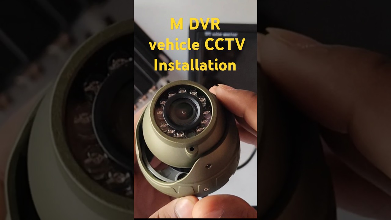 vehicle CCTV Installation Alpha Cam m dvr #AlphaCam - YouTube