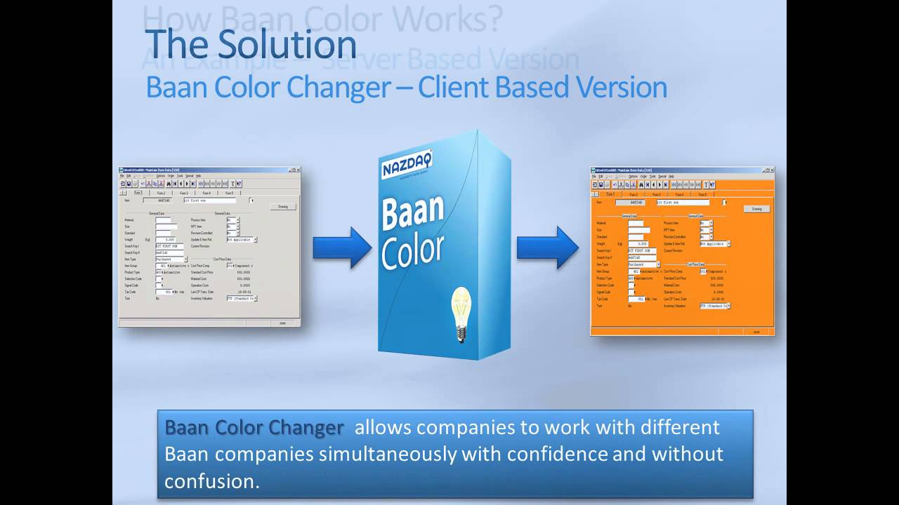 Baan Color 7.0 - YouTube
