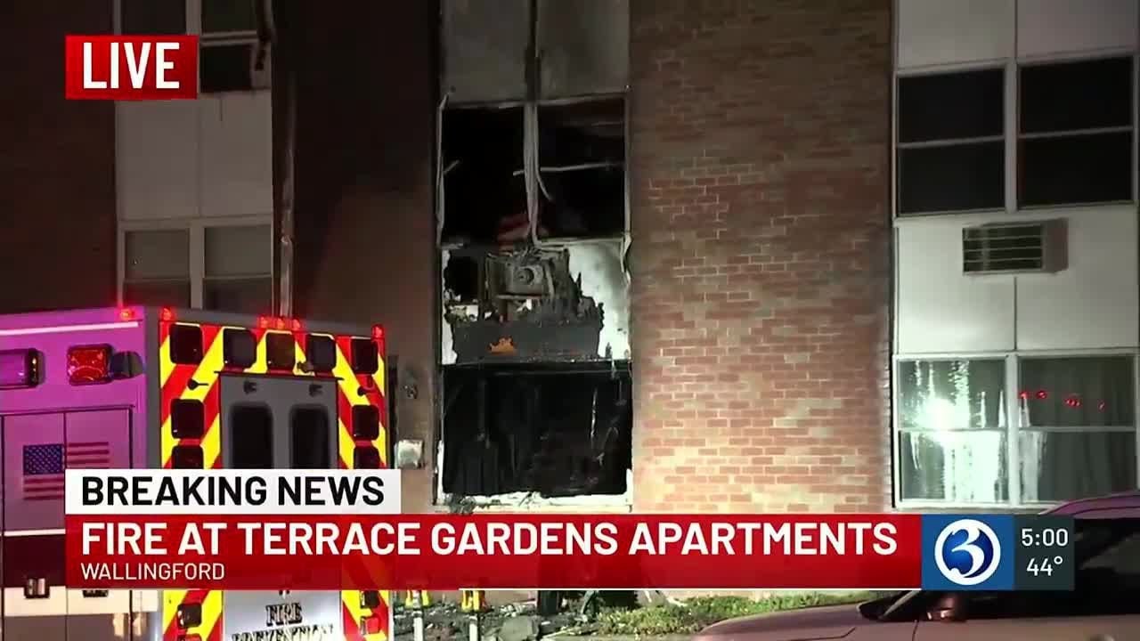 Families displaced following Wallingford fire - YouTube