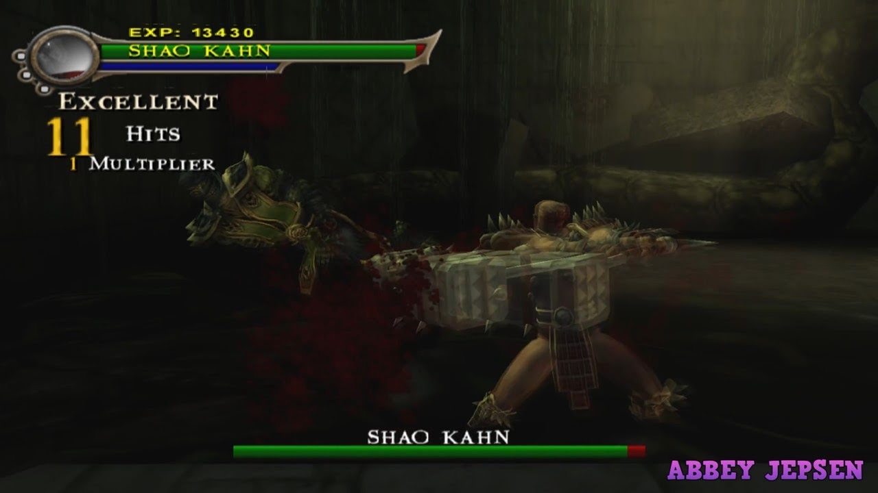 Mortal Kombat Shaolin Monks - Shao Kahn vs Reptile - (HARD) - (PS2 ...